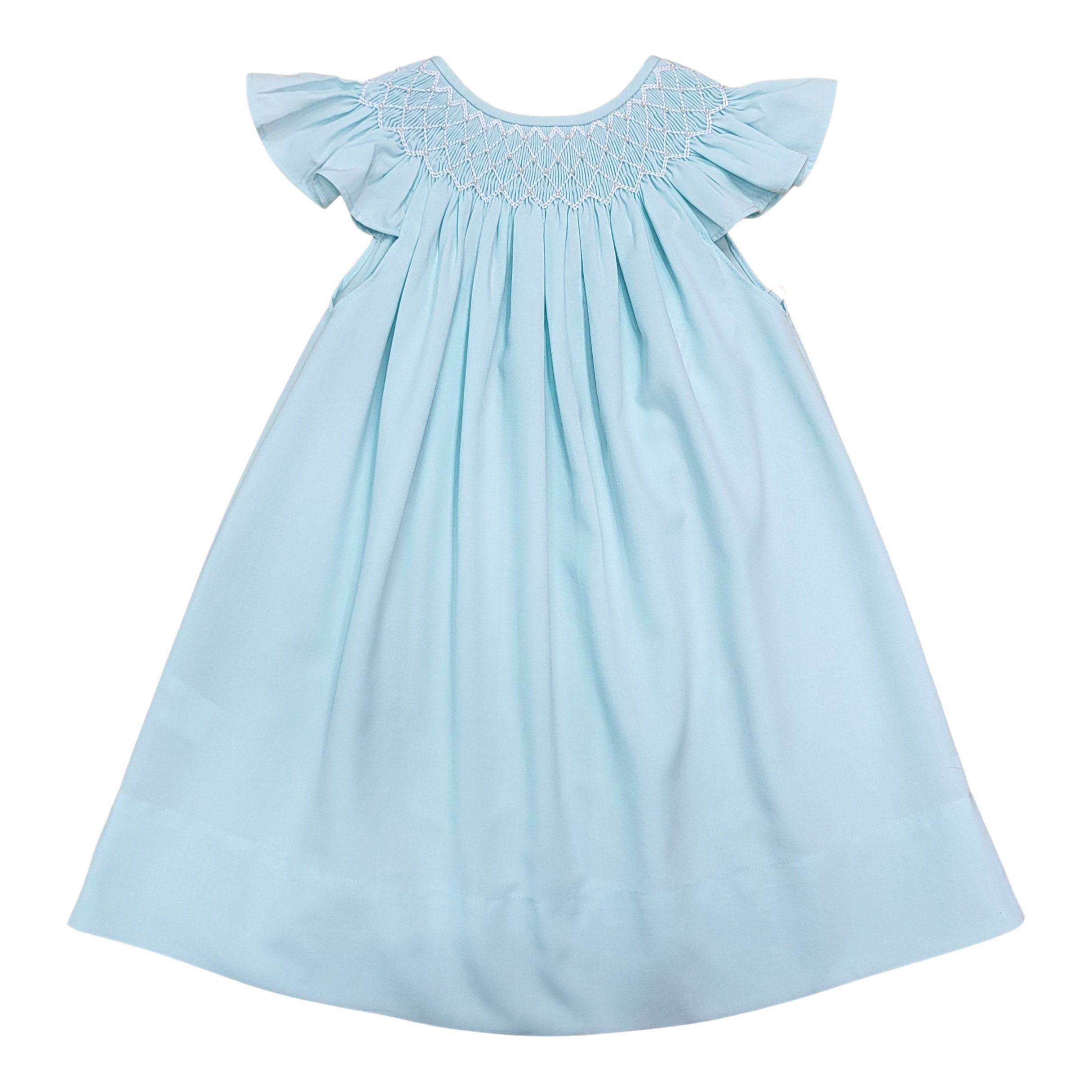 Sweet Dreams Catherine Pearl Mint Smocked Dress MT27M 5102